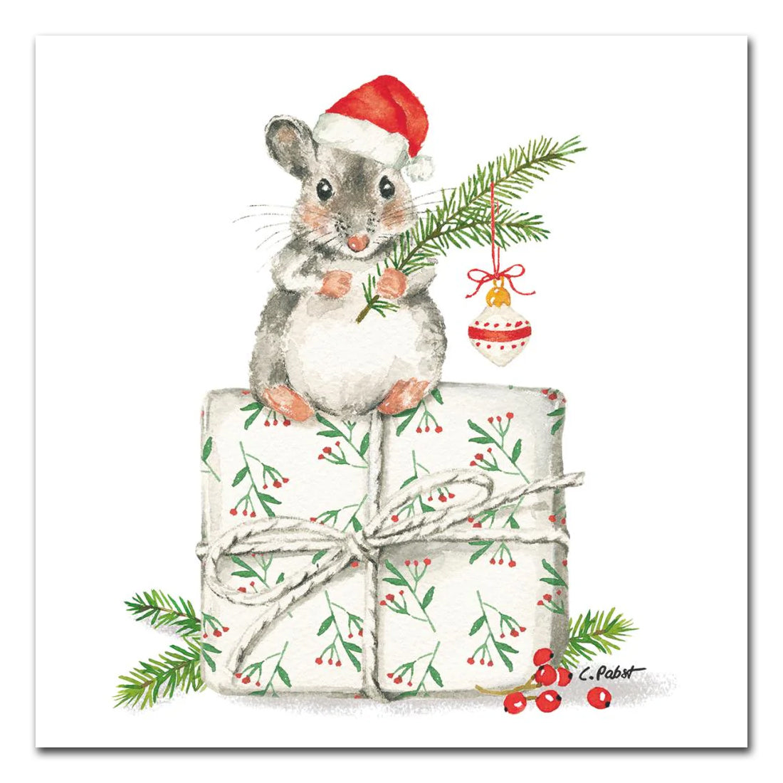 Christmas Mouse Paper Luncheon Napkins Napkins2go